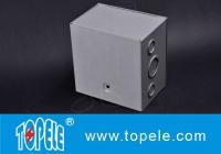 China Steel Square Junction Box 150x150x100mm Electrical Enclosure Screw Cover for sale