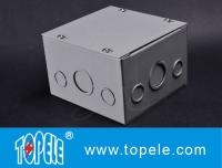 China Steel Square Junction Box 150x150x100mm Electrical Enclosure Screw Cover for sale