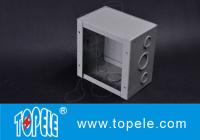 China Steel Square Junction Box 150x150x100mm Electrical Enclosure Screw Cover for sale