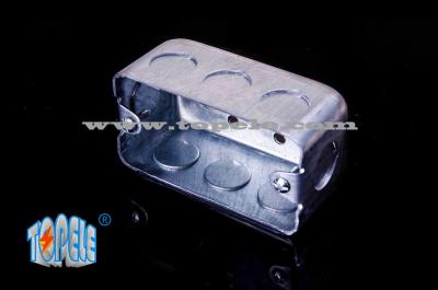 China Pre-Galvanized Steel Switch Device Box 4x2 Inch Electrical Box with CSA 1.2mm for sale