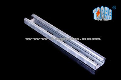 China HDG Unistrut Channel 41x41mm Slotted Strut Channel 1.5mm Thickness 3m Length for sale