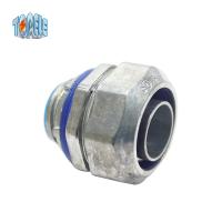 China 1/2 Inch Zinc Die Cast Straight Flexible Conduit Connector UL 514B IP65 for sale