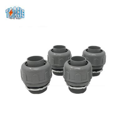 China Nylon Straight Liquid Tight Conduit Fitting 3/8 to 2 Inch UL NPT Connector for sale