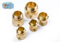 China Brass Flex Metal Conduit Fittings Long Short Type Male Hexagon Bush 15mm to 50mm Electrical Conduit Adaptors for sale