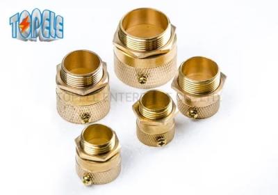 China Brass Flexible Metal Conduit Fittings Male Hexagon Bush Long Short Type 20mm 25mm for sale