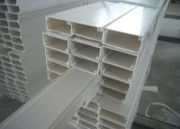 China White PVC Electrical Cable Tray 15x10mm to 39x19mm Wire Duct with CE Certification EN50085-1:2005 for sale