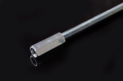China Threaded Rod Hex Coupling Unistrut Channel Threaded Rod With Steel Zinc Plated for sale