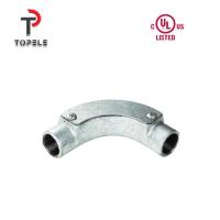 China BS4568 Conduit Malleable Iron Inspection Bends Hot Dip for sale