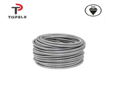 China Galvanized Steel Flexible Metal Conduit FMC 1/2 to 4 Inch 100 ft Length for sale