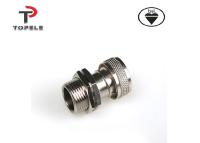 China Yellow 20mm 25mm Brass Female Conduit Adapter Flexible for sale