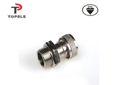 China Nickel Plated Brass Conduit Adapter 20mm 25mm for Flexible Conduit and Fittings for sale