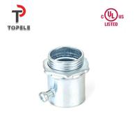 China UL Listed EMT Set Screw Connector 1/2 to 4 Inch Die Cast Zinc Aluminum Steel for sale