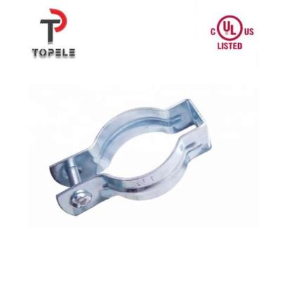 China Steel EMT Conduit Hanger With Pipes Silvery 1/2'' - 4'' for sale