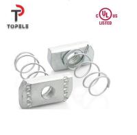 China M6 M8 M10 M12 Unistrut Channel Spring Nut Galvanized Zinc Plated Steel Strut Nut for sale