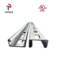 China Galvanized Slotted Strut Channel Unistrut 1.5mm - 3.0mm for sale
