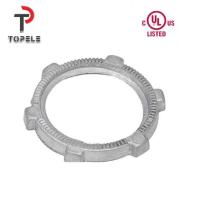 China Zinc Rigid Locknut IMC Conduit Fittings 1/2 to 4 Inch Heavy Duty for sale