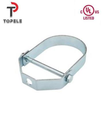 China Adjustable Clevis Pipe Hangers Zinc Plated For Suspension Wires for sale