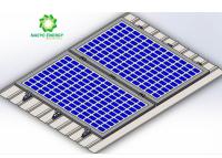China Industrial And Commercial Pitched Solar Power Rooftop Structure Solar Rooftop Mounting Systems for sale