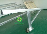 China Single Pole Robust Structure Solar Panel Pole Mount Bracket Aluminum Design for sale