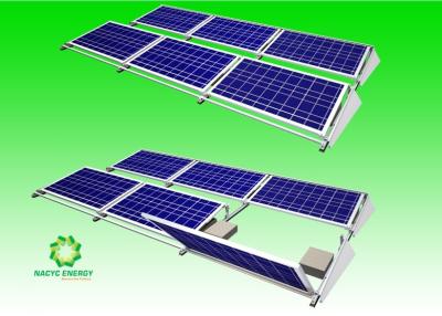 China Module Rotatable Ballasted Flat Roof Solar Mounting Systems Aluminum AL 6005- T5 Material for sale