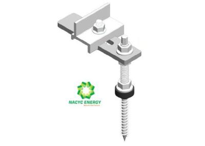 China Innovative Customized Silver Unique Clamp Solar Rooftop PV Mounting Systems Brackets Solar Roof Mount Kits for sale