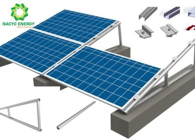 China Tripod Design Solar Panel Flat Roof Mounting System / Solar Flat Roof System for sale