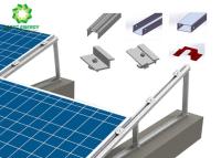 China High Pre Assembled Flat Roof Solar Mounting System Light Weight Innovative Design for sale