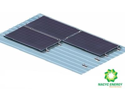 China Ballasted PV Mounting System Versatile PV Mounting Systems And Flat Roof Mounting Solar Tracking Systems Structure for sale