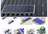 China Pitched Roof Corrugated  Trapezoidal Metal Sheets Solar Roof Racking Structures Solar Roof Mounting Systems for sale