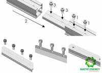 China Flat Roof Ballasted Solar Mounting Systems Lightweight PV Mounting Brackets for sale