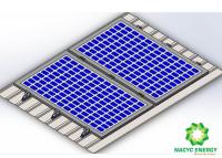 China Anodized Surface Metal Roof Solar Mounting Systems Solar Roof Racking Brackets for sale