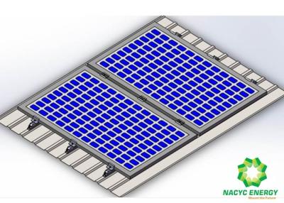 China Anodized Surface Metal Roof Solar Mounting Systems Solar Roof Racking Brackets for sale