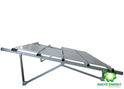 China Anodized Aluminium Solar Ground Mount System Single Pole for sale