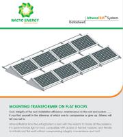 China Rotate Maintenance Flat Roof Solar Mounting System Solar Rooftop Racking Systems for sale