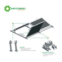 China Rotate Maintenance Flat Roof Solar Mounting System Solar Rooftop Racking Systems for sale
