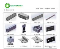 China SGS PV Racking System Solar Energy Ground Mount System For Large Scar Deployment for sale