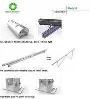 China Anti Corrosion Adjustable Rolling Solar Ground Mount System Flexibility Design for sale