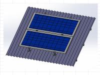 China Reliable Structure Metal Roof Solar Mounting Systems For Pitched Roof Solar Panel Rack for sale
