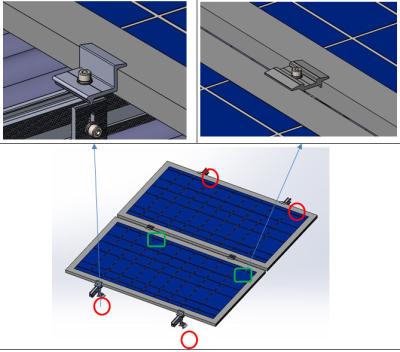 China Customized Aluminum Metal Rooftop Solar Home On Grid Solar Racking Systems Solar Panel Roof Mounting Brackets for sale