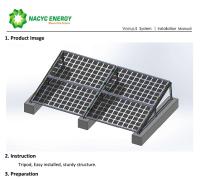 China Pitched Roof All Used Aluminum Solar Panel Frame PV Mounting Structure For Flat Roof PV Mounting System for sale