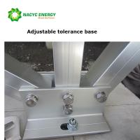 China Silver Color High Strength Solar Panel Racking System With Reinforced Metis Rail for sale