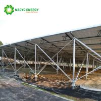 China Anodized Ground Mount Solar Racking Systems For Large Scale Open Area Strong Strength for sale