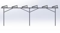 China PV Energy Carport Solar Systems Silver Pre Assembled Agricultural Greenhouse Brackets for sale