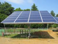 China Single Pole Aluminum PV solar Ground Mounting System, Solar plant mount structure for sale