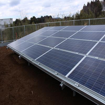 China Aluminum Solar Panel Structure PV Mounting Brackets For Rolling Ground And Slope for sale
