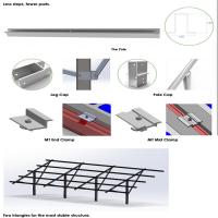 China Durable Single Pole Ground Mount Solar Racking Systems Solar Power Pole Mounting Brackets for sale