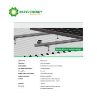 China Metal Roof Mounting System Solar Panel Rooftop Support Brackets Suitable for corrugate trapezoidal metal sheets for sale
