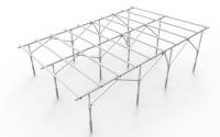 China Aluminum Solar Ground Mount System , Solar Panel Rack Pv Mounting Systems for sale