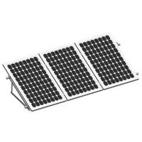 China Versatile Flat Roof Solar Mounting System Home Solar Power Aluminum Tripod Structure for sale