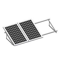 China Versatile Flat Roof Solar Mounting System Home Solar Power Aluminum Tripod Structure for sale